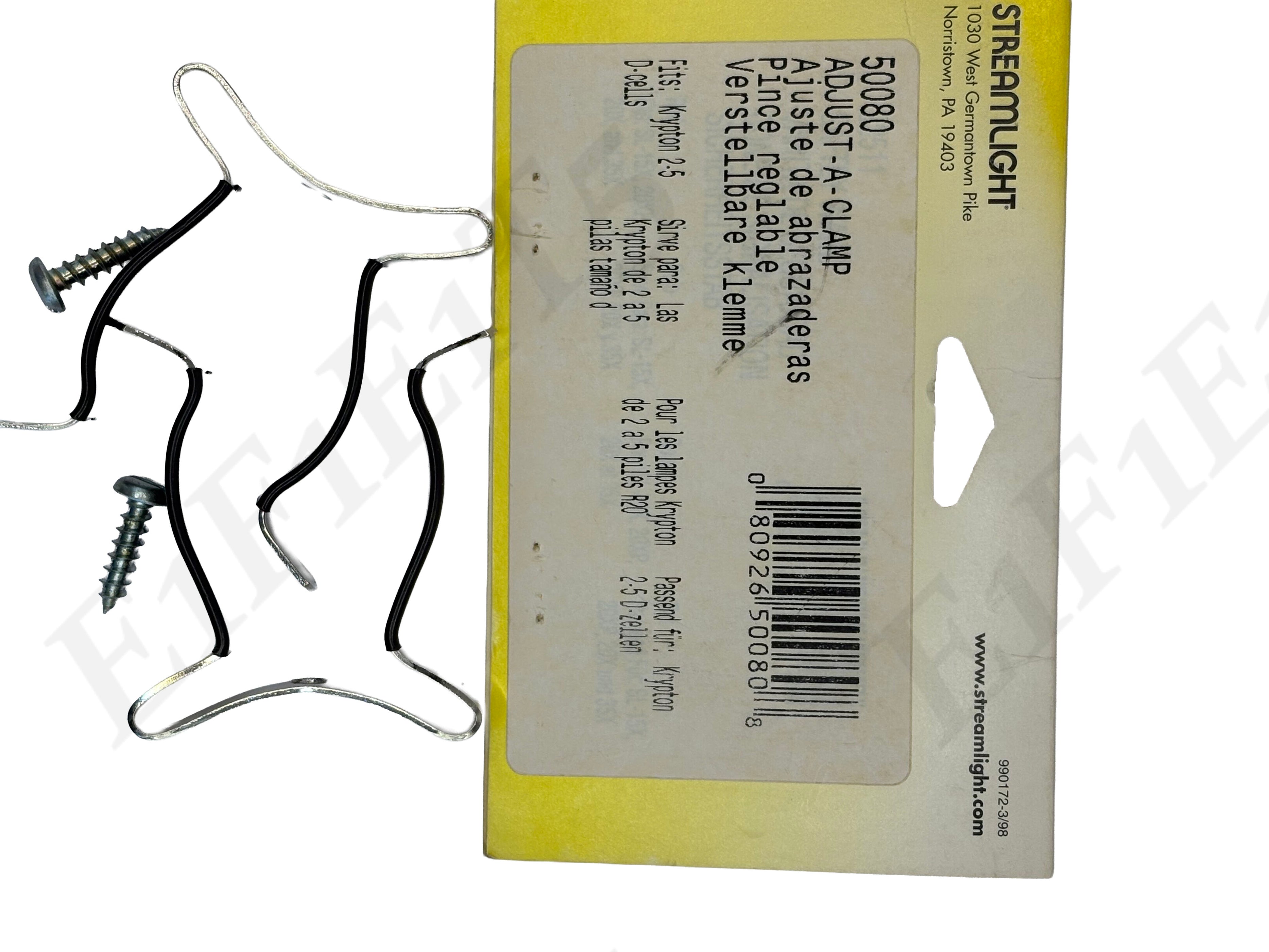 Adjustable Flashlight Clamp — Emergency Fire Equipment
