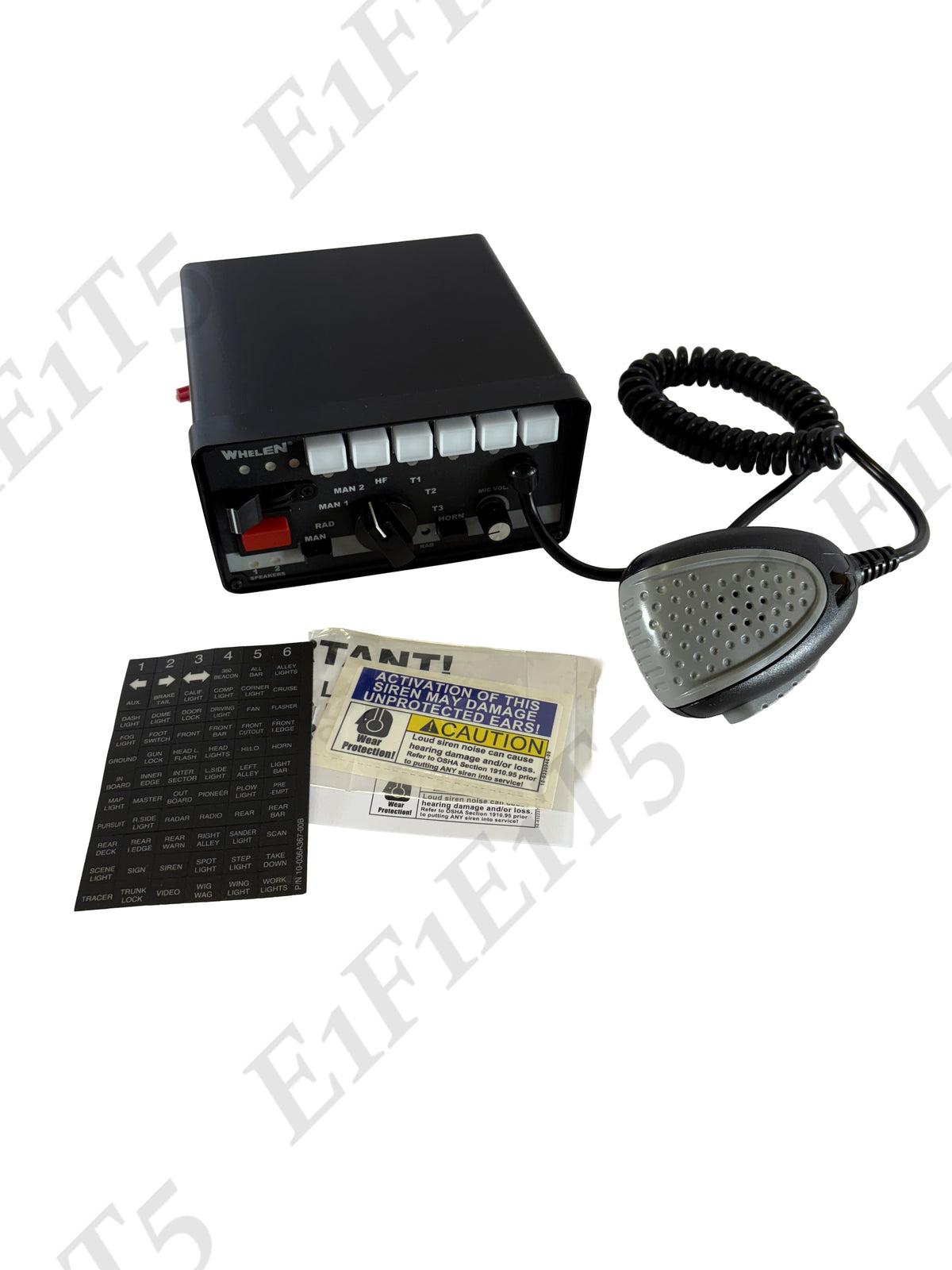 Siren/Light 200W 9 Switch Controller — Emergency Fire Equipment