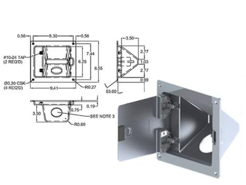 Cast Products FG5308 Recessed Gas Fill Guard with Lid — Emergency Fire ...