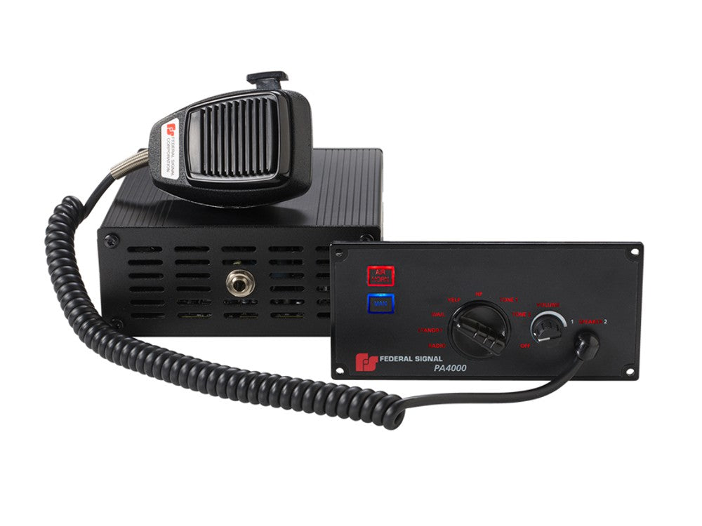 Federal Signal PA4000-200W Emergency Siren and Light Controller ...