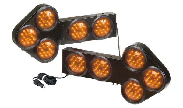 Portable Two-Piece LED Arrow Board Waterproof — Emergency Fire Equipment